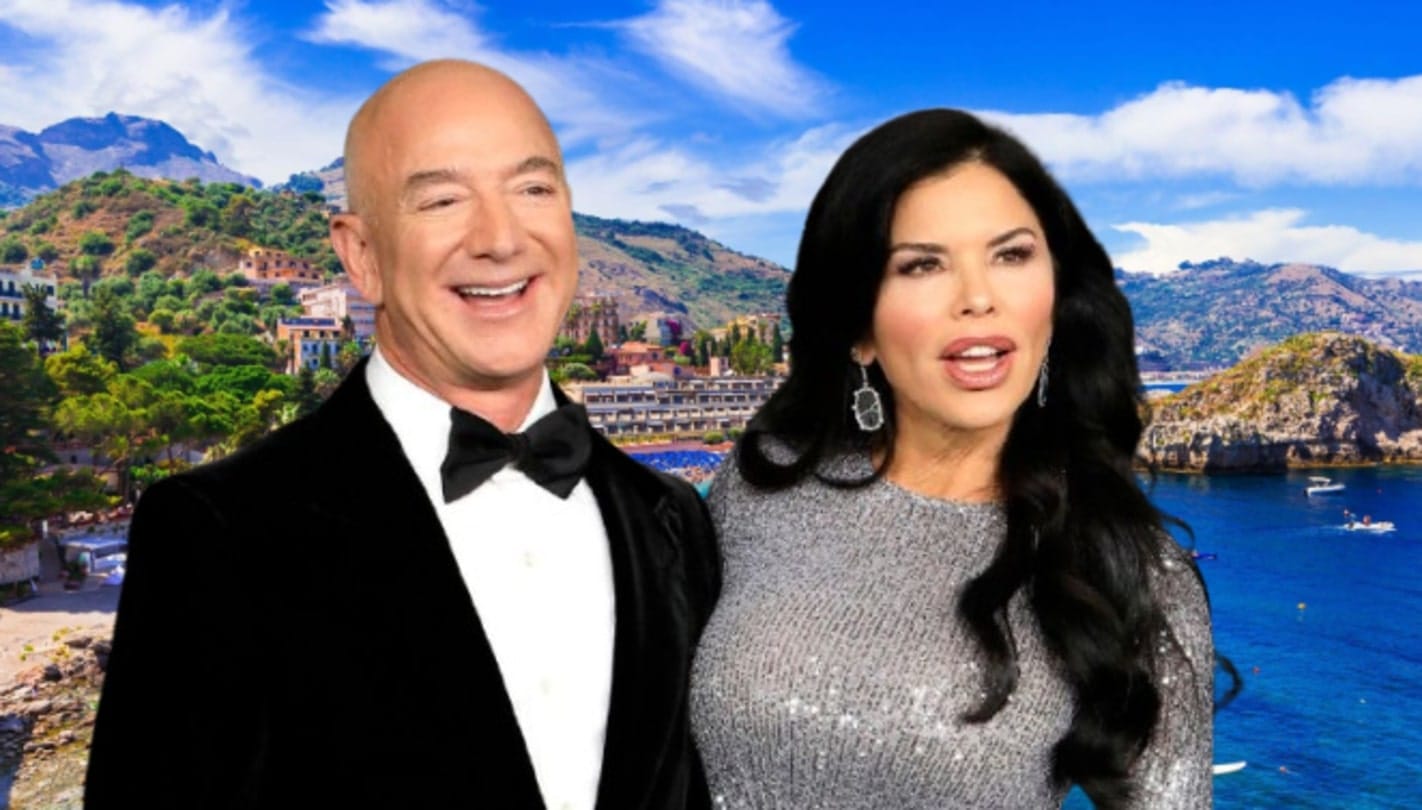 Jeff Bezos e Lauren Sánchez, luna di miele a Taormina dopo le nozze a ...